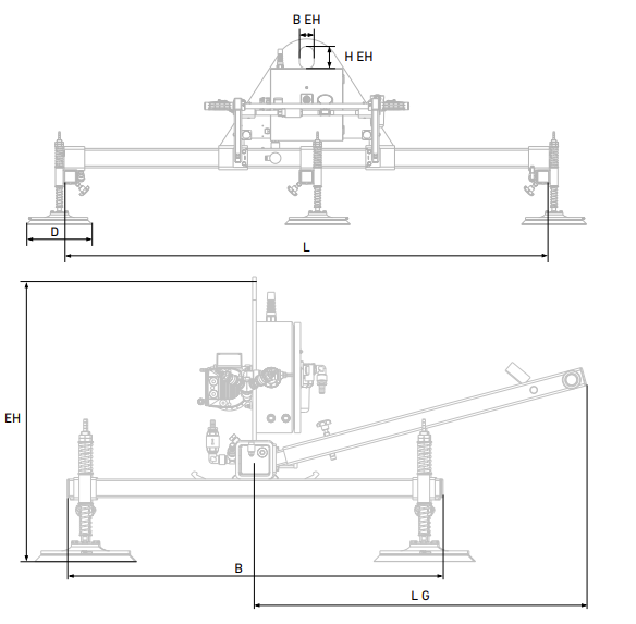 Lifting Device AERO-BASIC | Mennens Belgium
