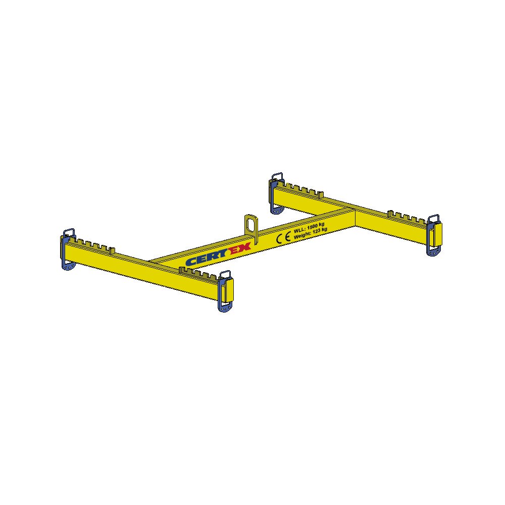 H-shaped Lifting Beam 4 lifting points | Mennens Belgium