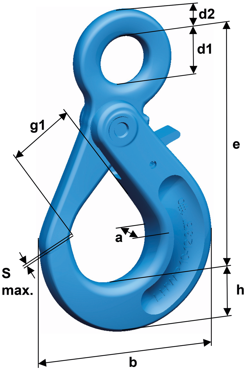 Safety Hook in GR12 Alloy Steel | Mennens Belgium
