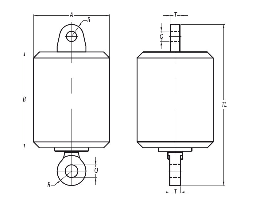 Overhaul Ball Swivel Eye-Eye Ropeblock VM | Mennens Belgium
