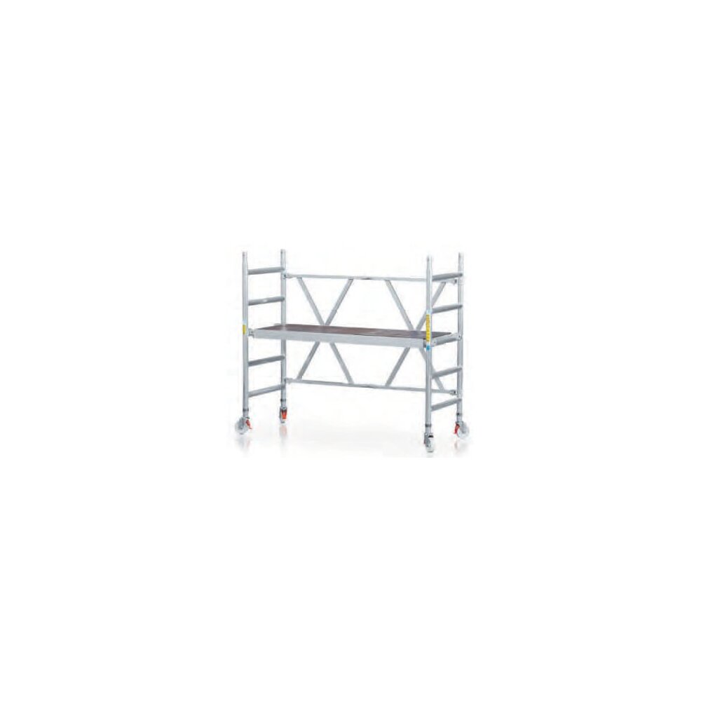COMPACT folding scaffold unit, single and double platform width Z600 ...