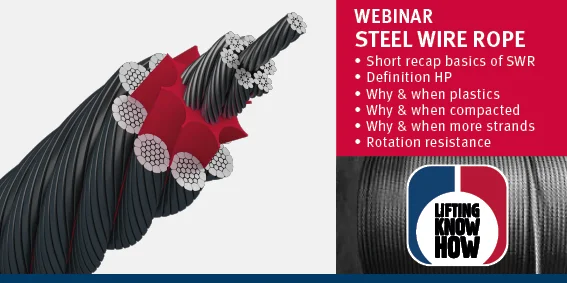 WEBINAR - High Performance Steel Wire Ropes | Mennens Belgium